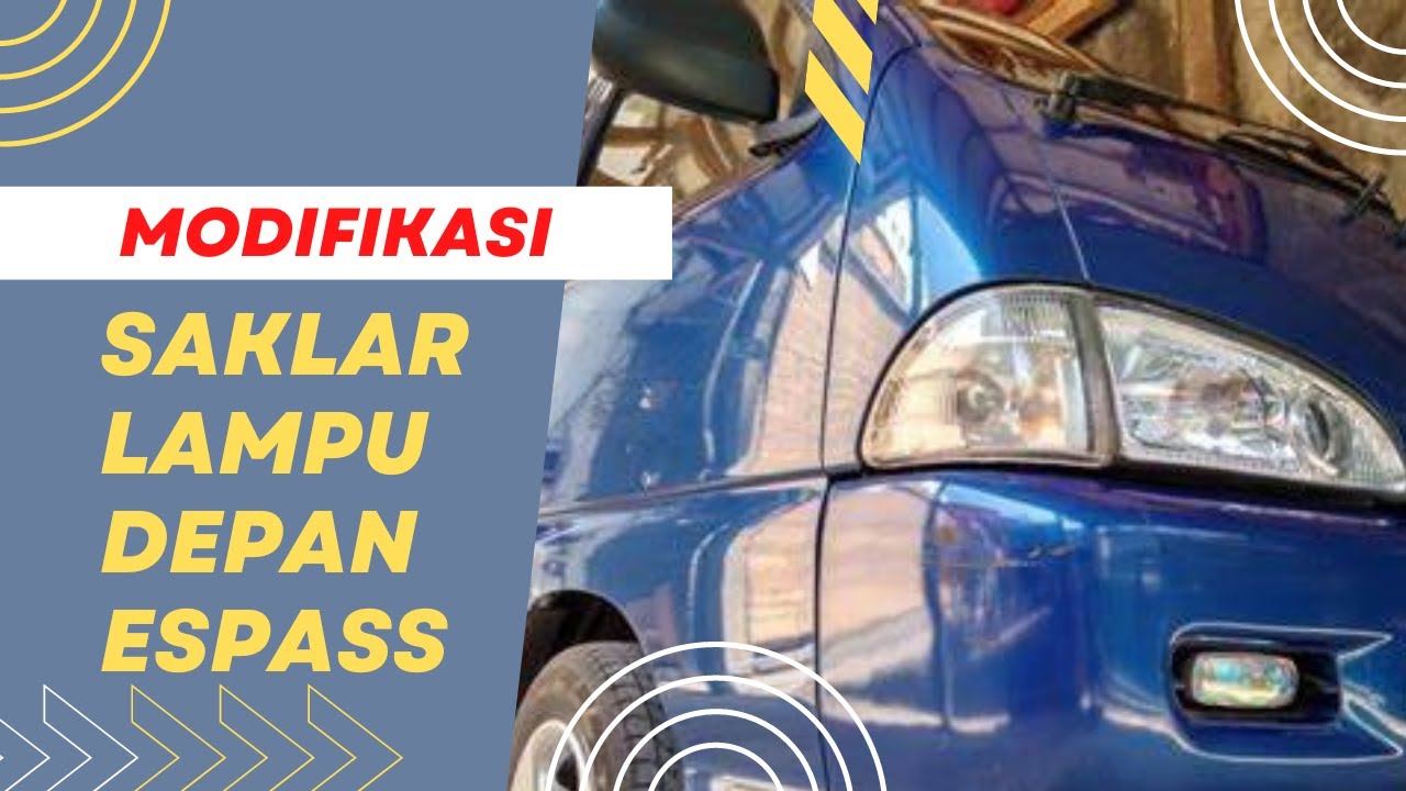 Modifikasi Saklar Lampu Depan Zebra Espass - YouTube