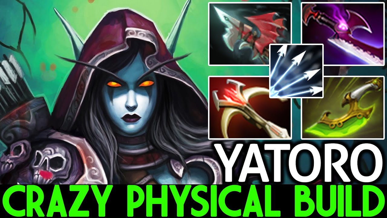 YATORO [Drow Ranger] Crazy Physical Build 100% Raid Boss Dota 2 - YouTube