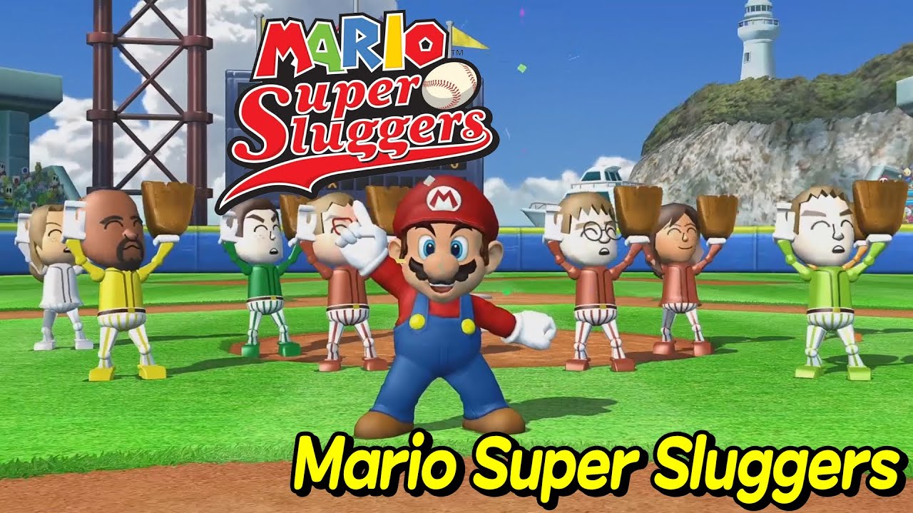 Mario Super Sluggers Exhibition Mode - Mario Stadium with Opening Movie ...