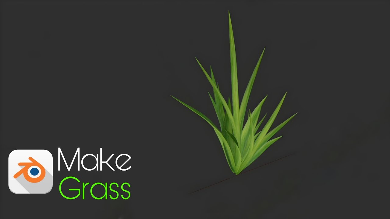 Make 3D Grass Model in blender | 3D animation #blenderrender3d #blender ...