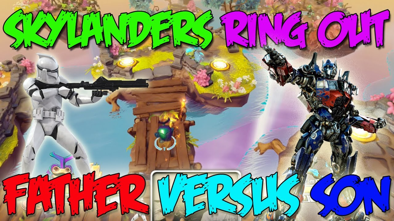 Skylanders Swap Force (Father versus Son) - Ring Out - YouTube