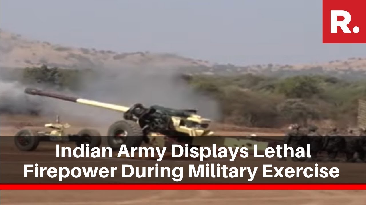Indian Army Displays Lethal Firepower During Military Exercise In ...