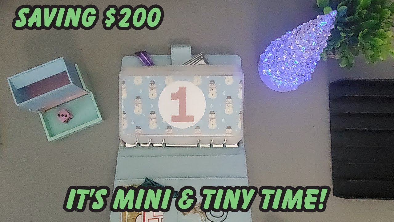 It's Mini and Tiny Time! | Dec. 6th | Randomizer #savingschallenges # ...