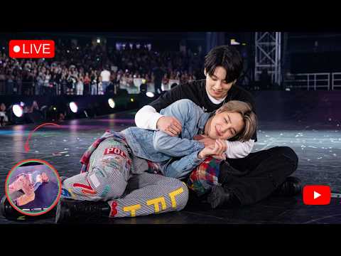 🚨BTS JUNGKOOK RUSHES TO EMBRACE AN EXHAUSTED JIMIN ON STAGE! 🥺💜 ARIRANG TOUR US