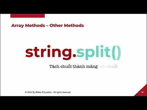 [FE]Session Array - Lecture 08 - Array Methods - YouTube