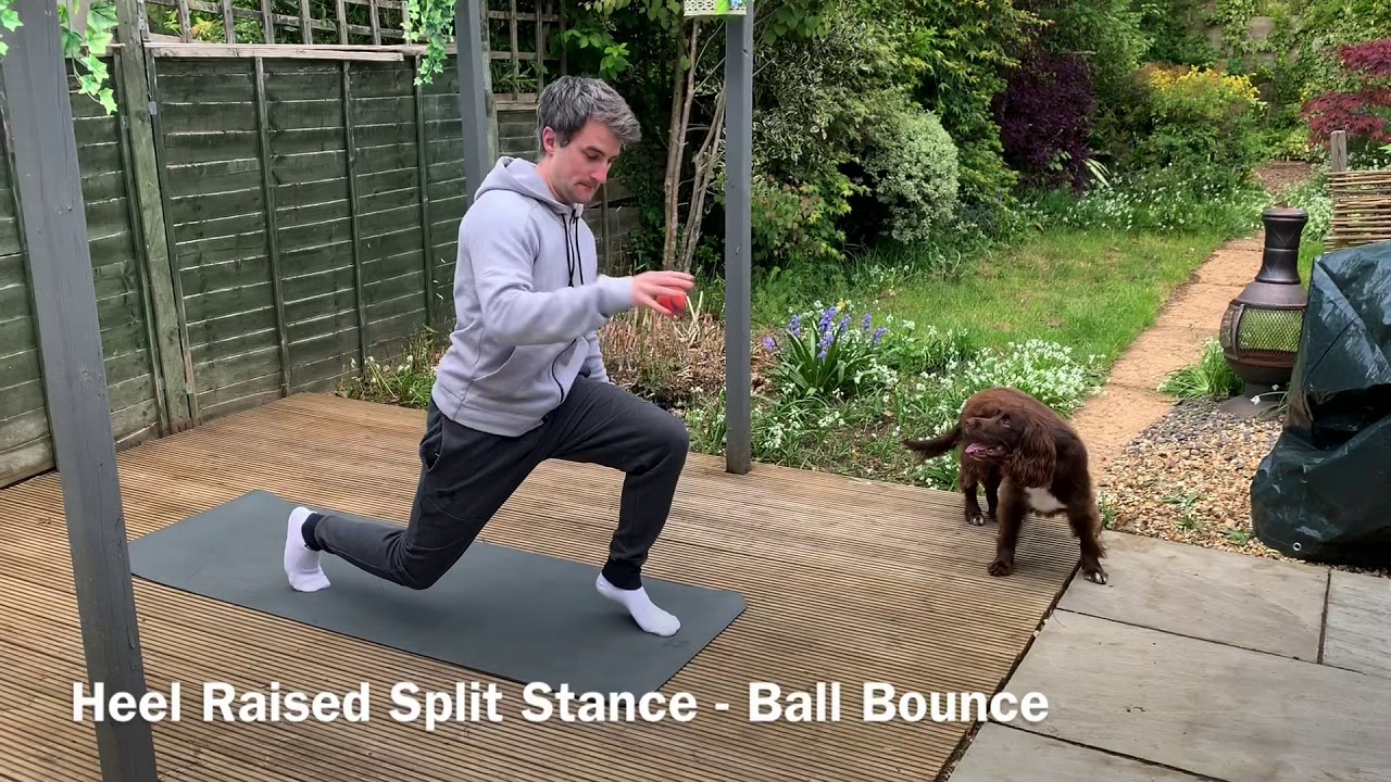 Ankle Stability Exercises - Heel Raised Split Stance - YouTube