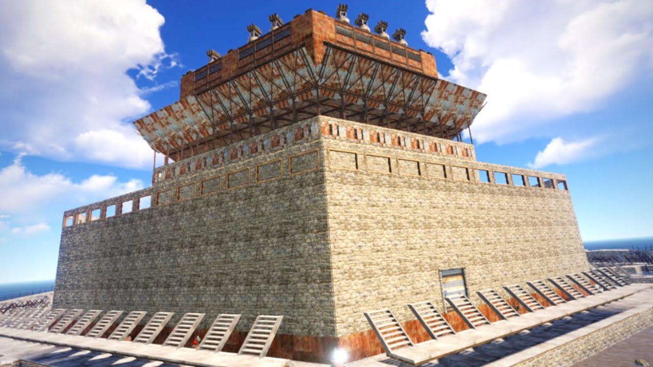 RAIDING an ENORMOUS STONE CLAN BASE on the WATER! - YouTube