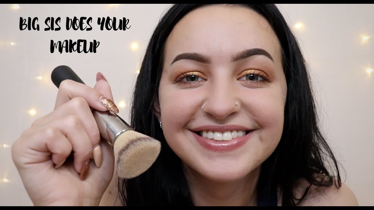 [ASMR] Big Sis Does Your Makeup RP - YouTube