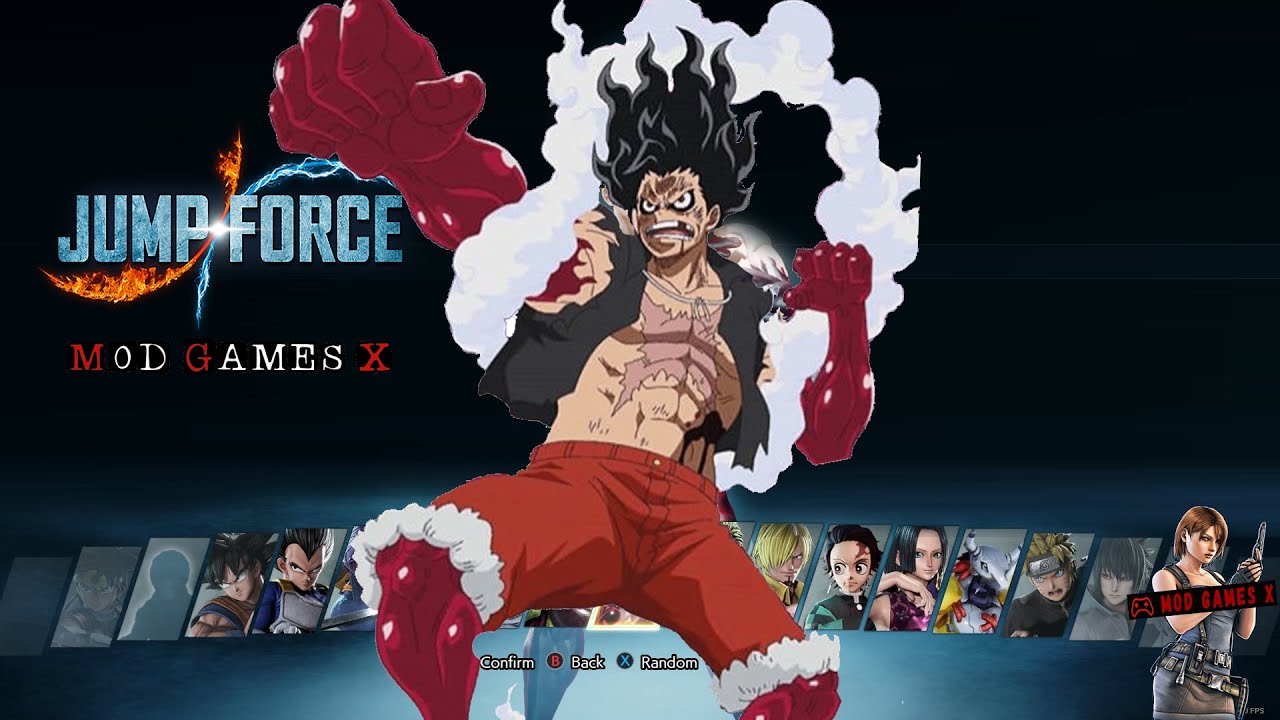 JUMP FORCE MOD - LUFFY GEAR 4 SNAKE MAN - YouTube