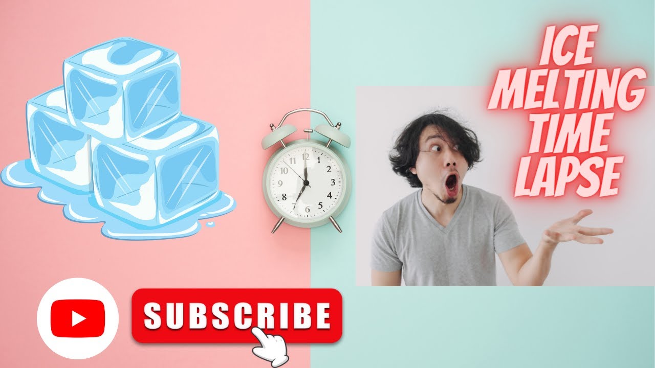 Ice melting time lapse - time lapse - YouTube