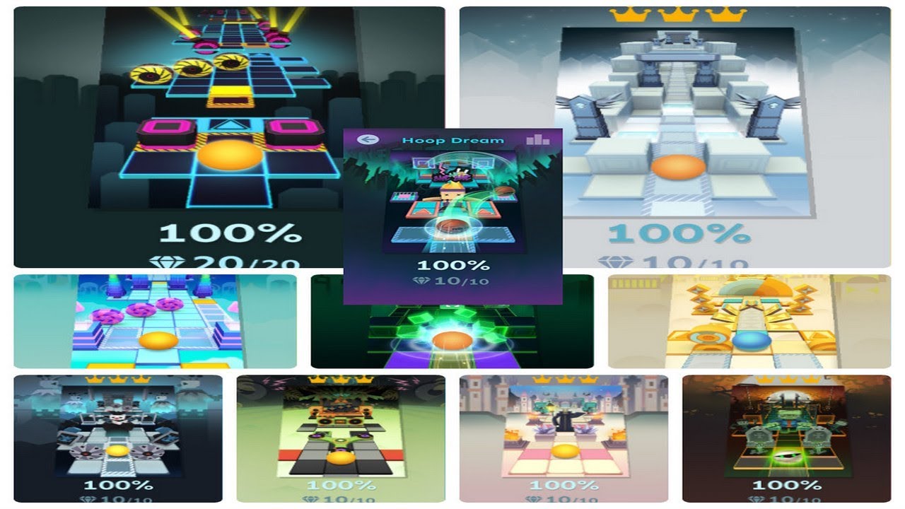 Rolling Sky Bonus 1, 2, 3, 4, 5, 6, 7, 8, 9, 10 - Completed All ...