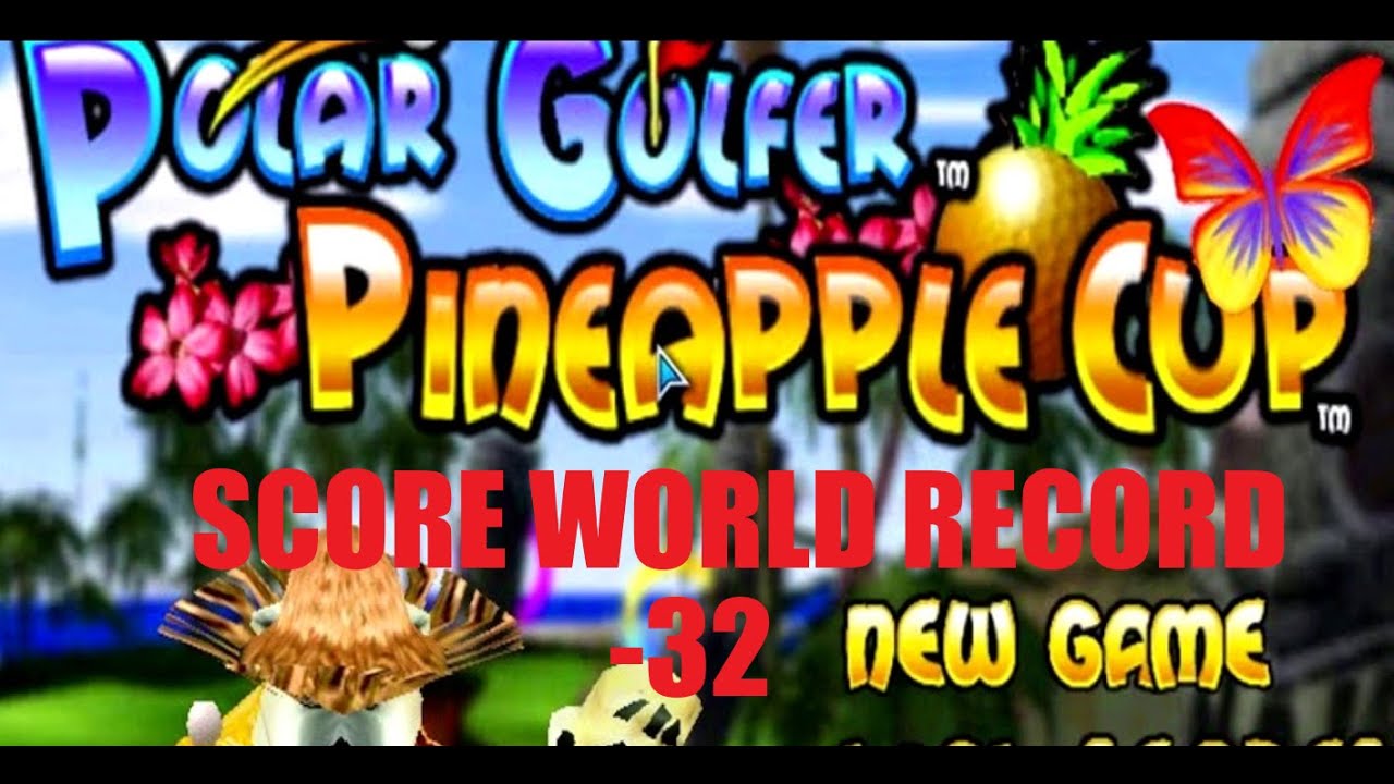Polar Golfer Pineapple Cup 18 Hole Stroke play former world record ...
