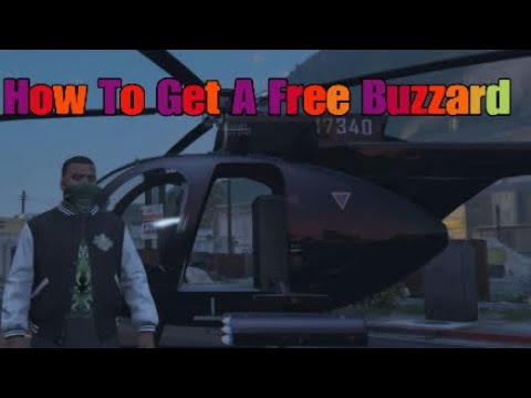 How to get a free Buzzard in GTA 5! - YouTube