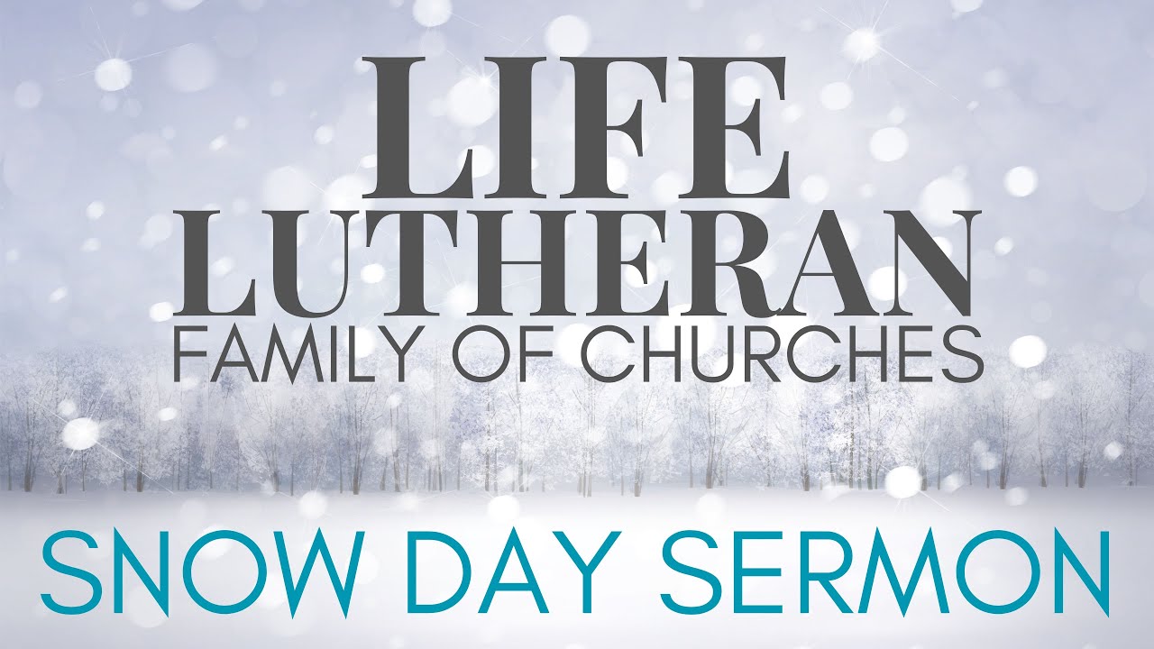 Snow Day Sermon - "What is Baptism" - Jan 13/14, 2024 - YouTube