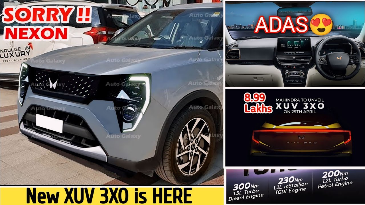 All 15 New Features Comes In Mahindra 3XO | Mahindra xuv 300 Facelift ...
