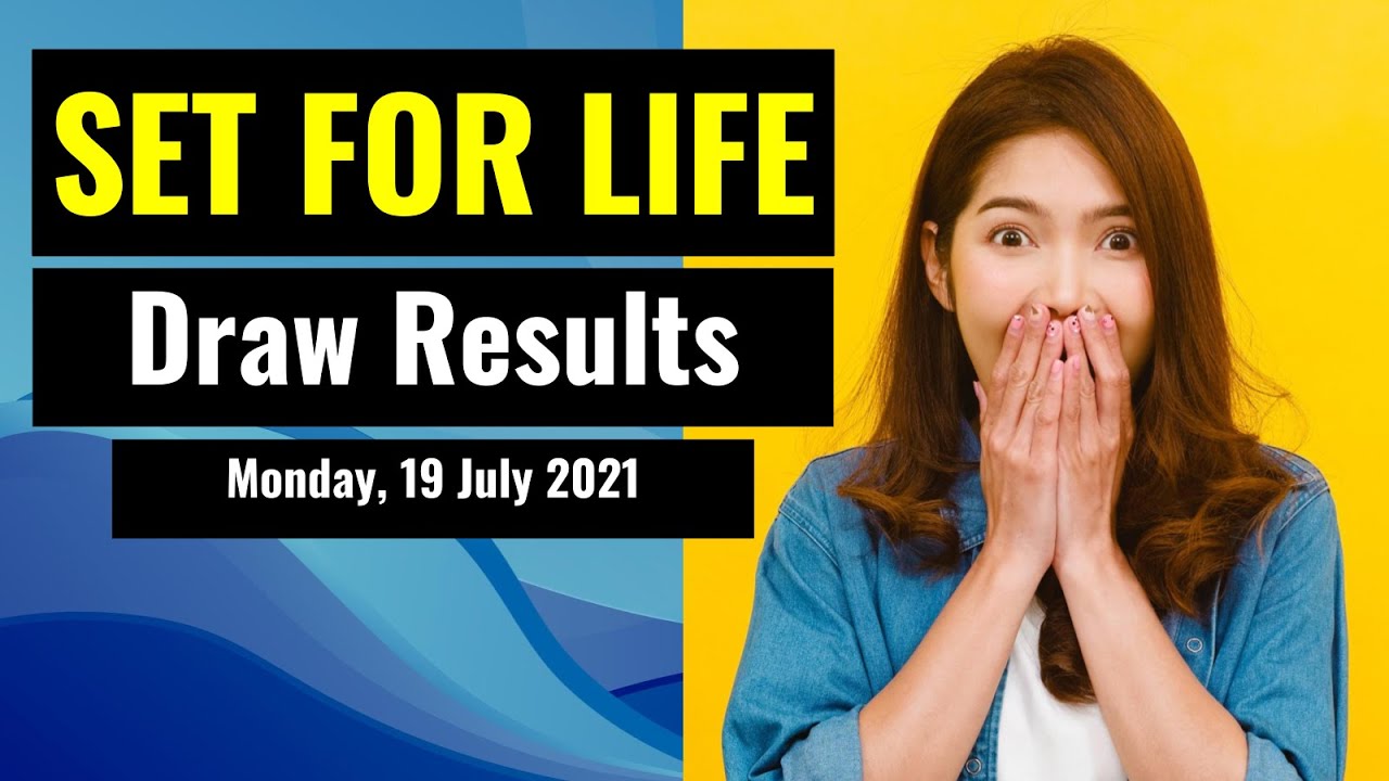 Set for Life Lotto draw results from Monday, 19 July 2021 - YouTube