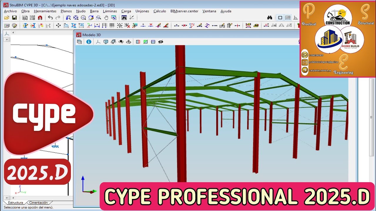 CYPE PROFESSIONAL 2025.D @PracticalStructuralEngineering - YouTube