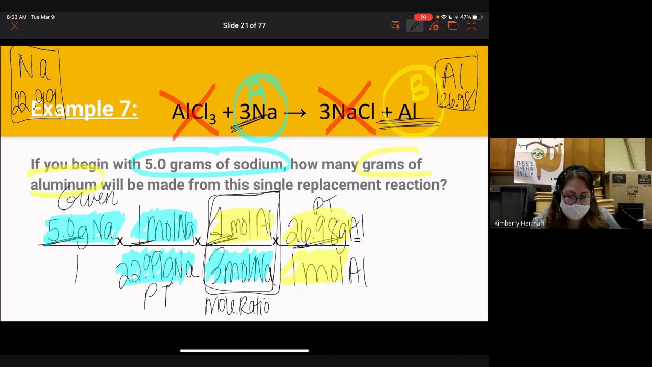 Example 7 gram to gram conversion - YouTube
