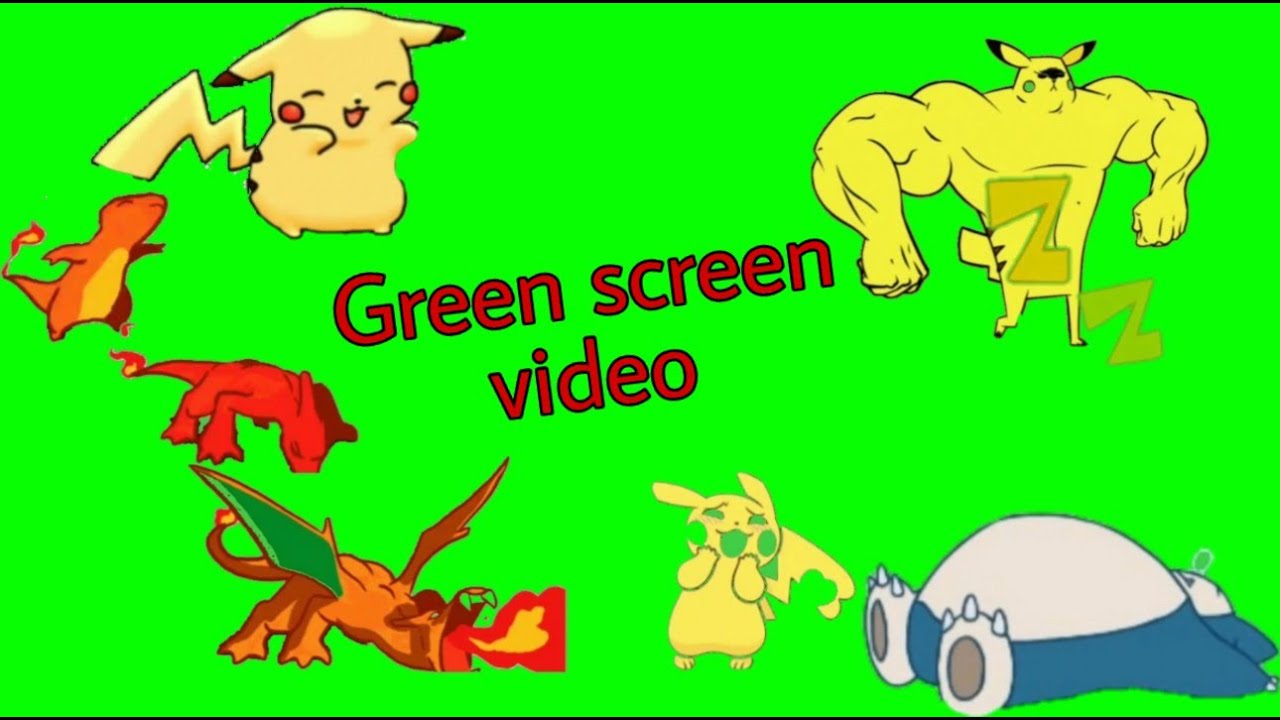 Pokemon Green Screen video Download || Pikachu dance || pokemon dance ...