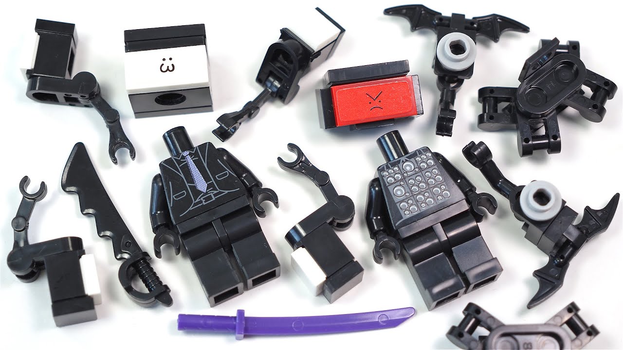 LEGO Skibidi Toilet | Upgraded Titan TV man Unofficial Lego Minifigures ...