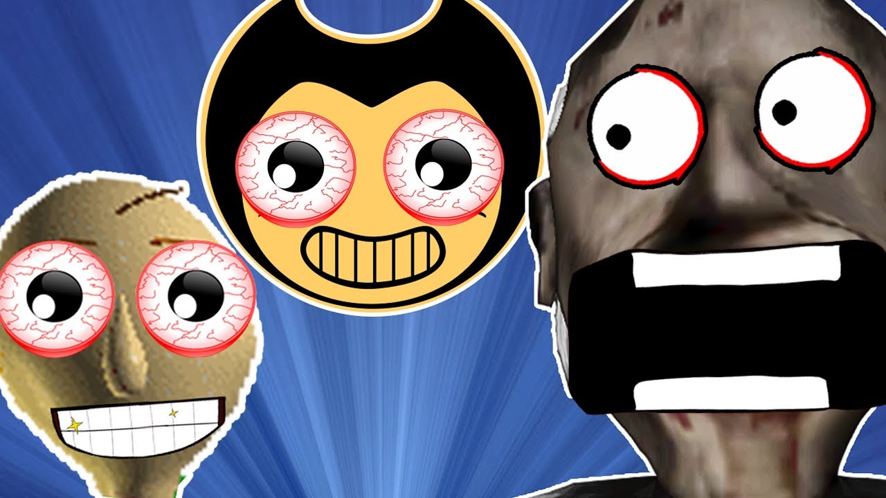 Als Bendy & Baldi in GRANNY spielen ! - YouTube