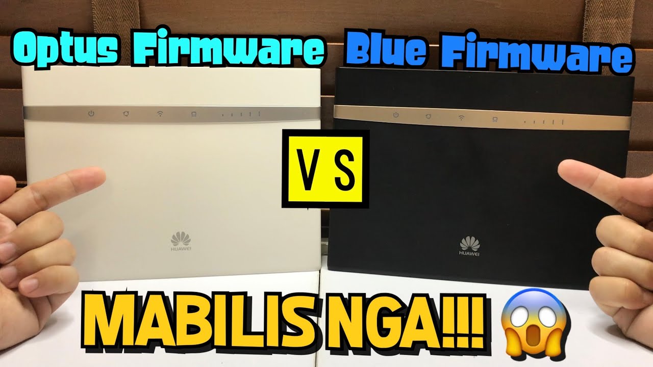 Huawei Blue Firmware 2022 VS Optus Firmware. Speed Test Comparison ...