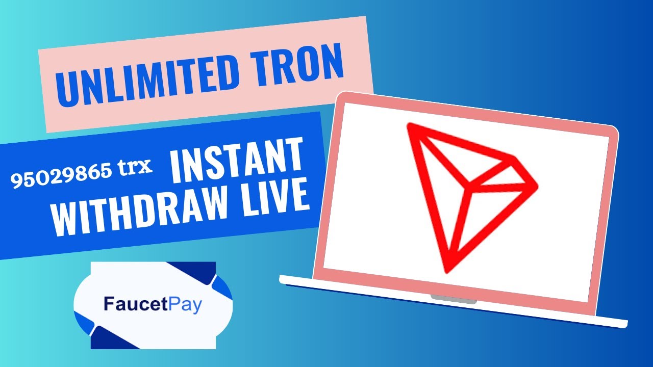 Instant trx faucet | Tron faucet | faucet trx unlimited - YouTube