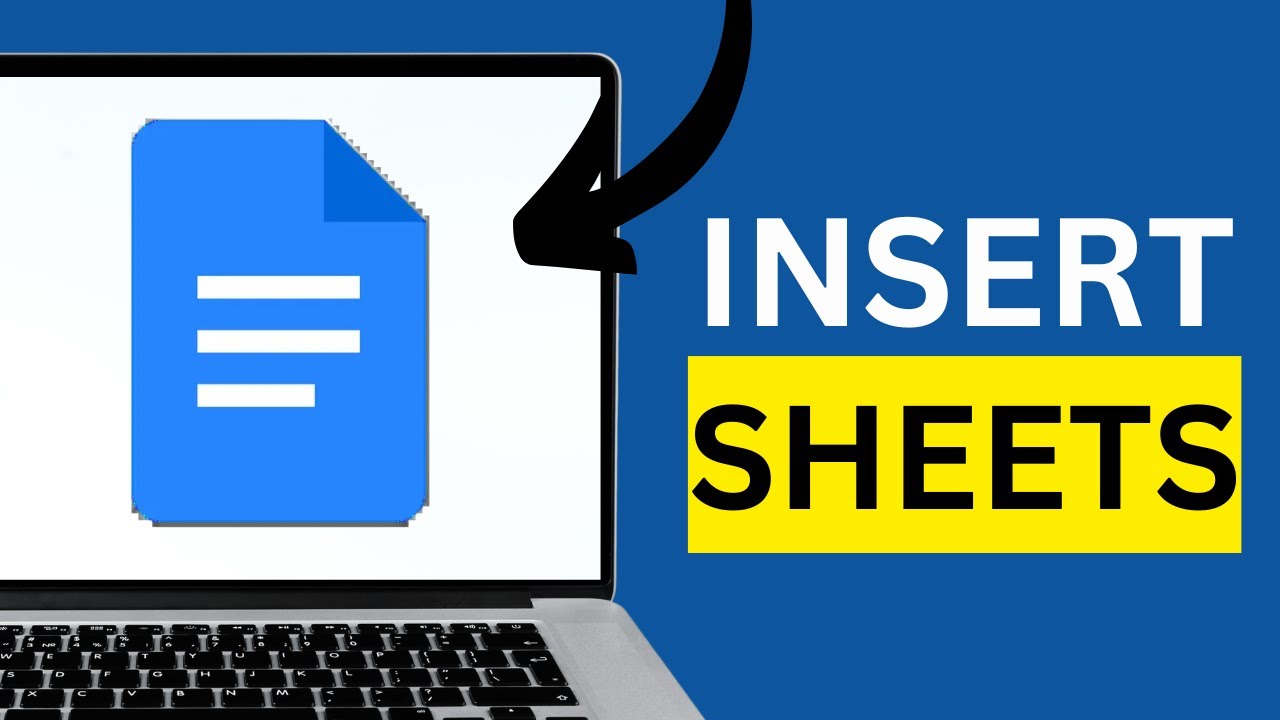 How to Insert Google Sheets into Google Docs - YouTube
