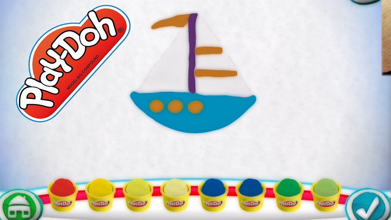 Play Doh Create ABC Alphabet Game Letter B - Gameplay with Gertit - YouTube