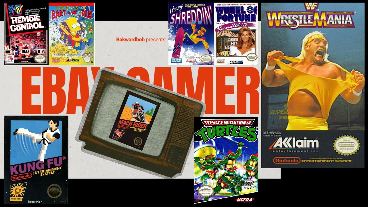 Nintendo LOT of 8 Games Ebay Gamer - YouTube