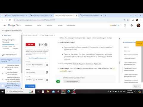 Prompt Design in Vertex AI: Challenge Lab - Task 2 - YouTube