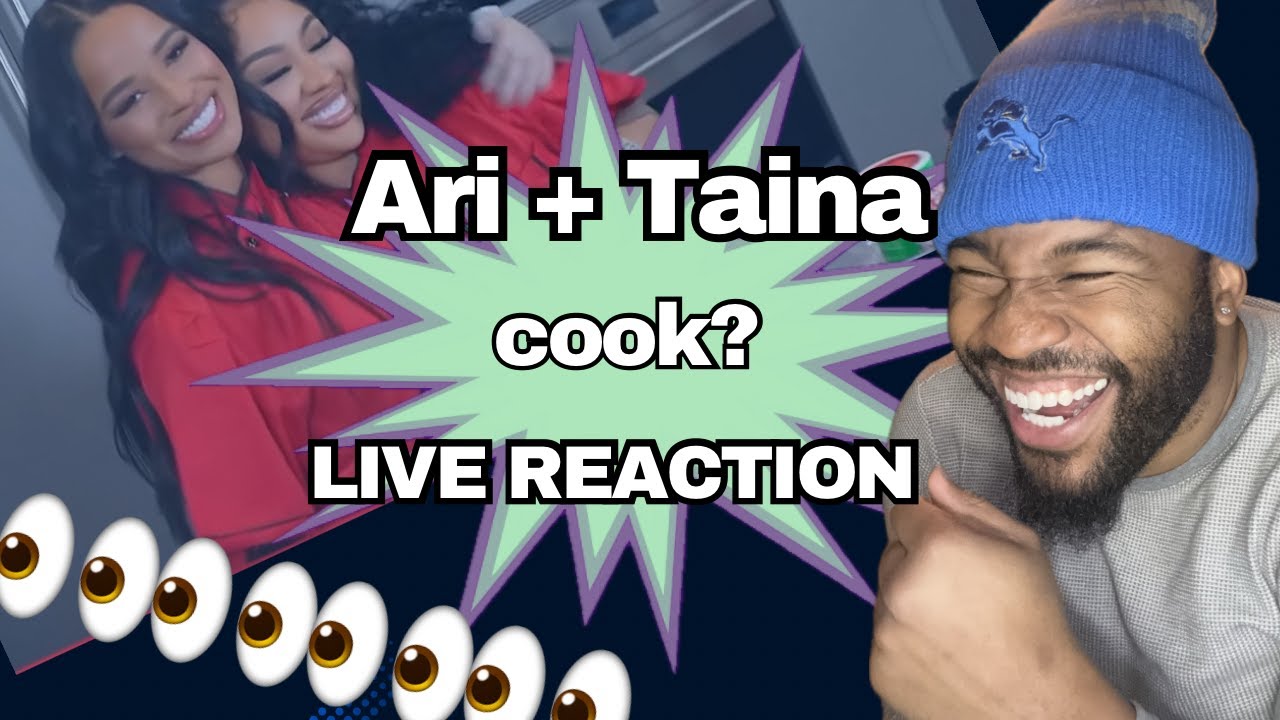 Ari & Taina cook REACTION!! #ari #arifletcher #alfredo - YouTube