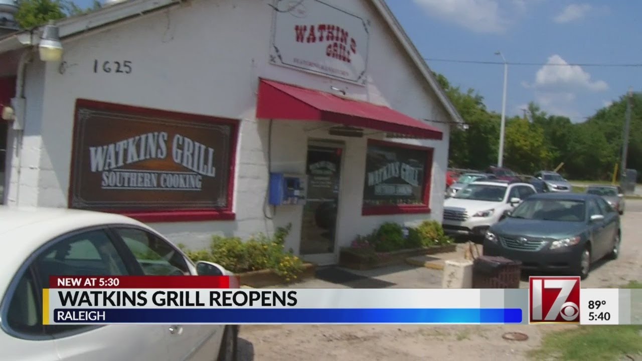 Watkins Grill reopens after flooding troubles - YouTube