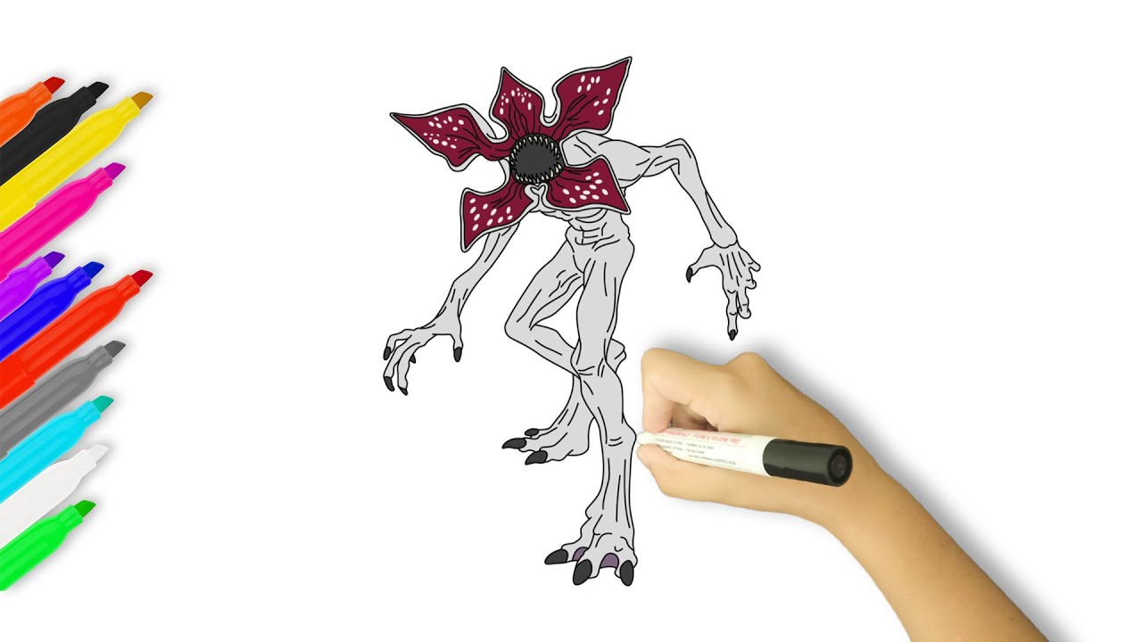 How to Draw Demogorgon | Stranger Things Season 5 - YouTube