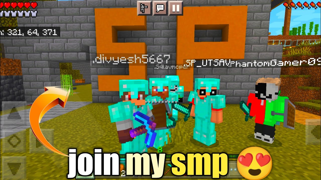 join my smp | minecraft live | SP LIVE GAMER - YouTube