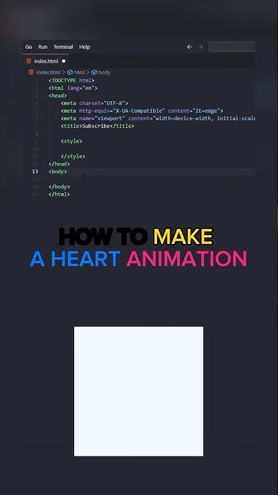 How to make a heart animation #html #css3 - YouTube