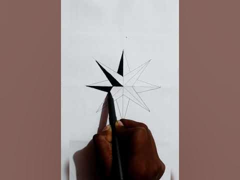 3d star drawing | how to draw step by step 3d star drawing - YouTube