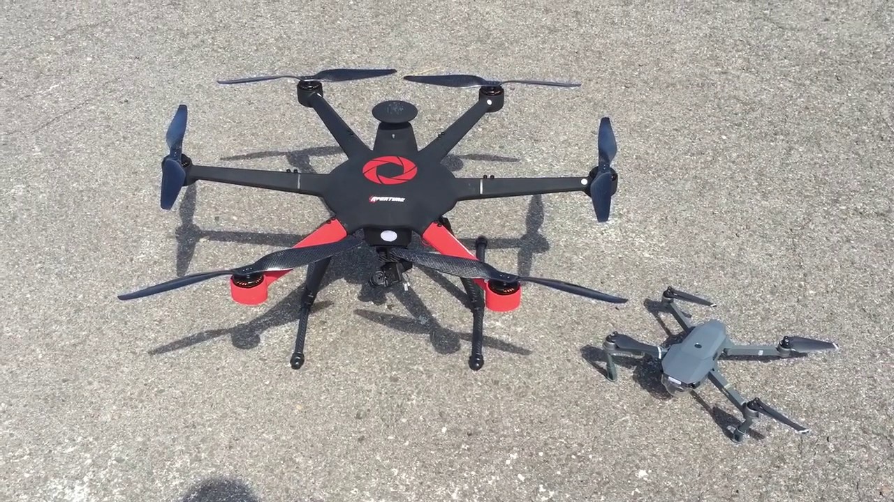 Aperture Hexacopter walk around - YouTube