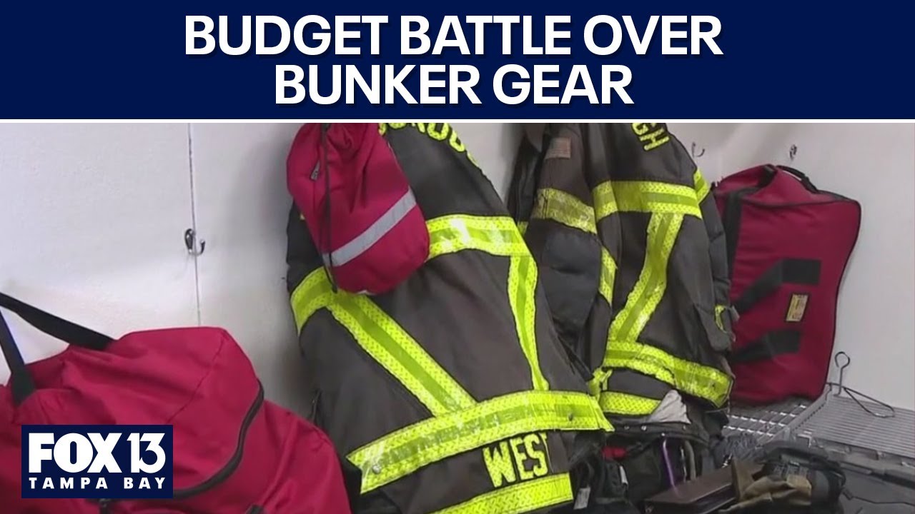 Budget battle over bunker gear - YouTube