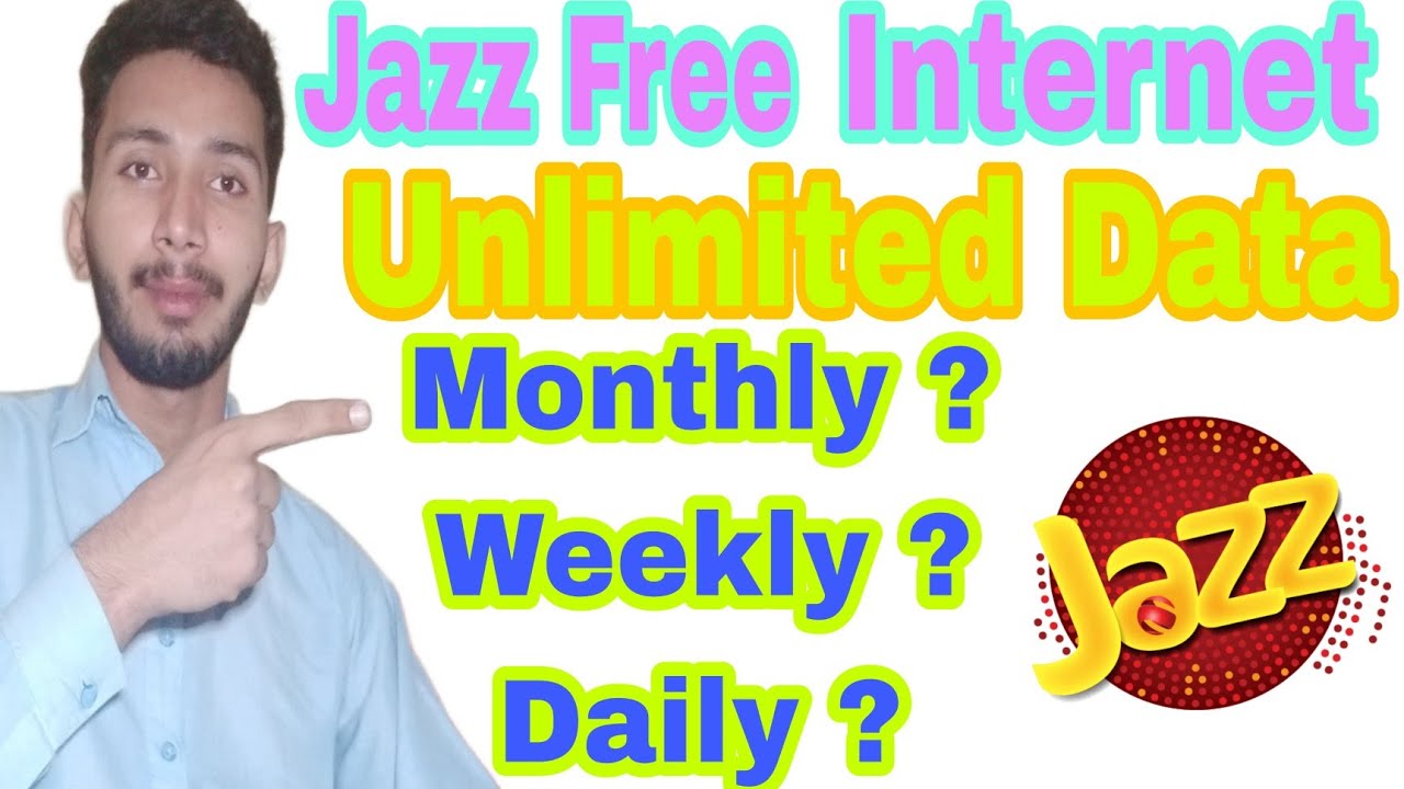 Jazz Free Internet Unlimited Internet 2023 || Daily Weekly Monthly ...