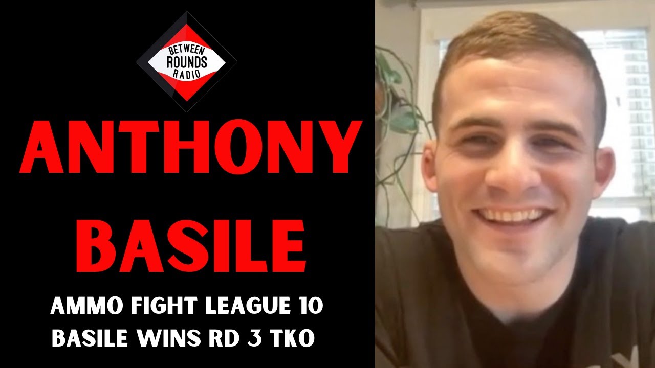 Anthony Basile chats round 3 TKO win at Ammo Fight League 10. - YouTube