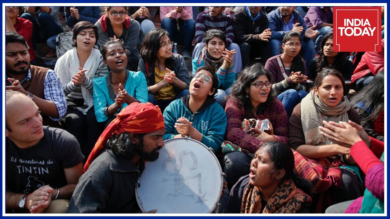 Left Wing Student Groups Lead Massive Protests In Delhi University ...