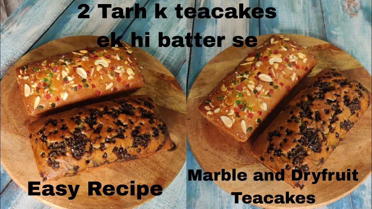 2 Type k Tea Cakes Ek Hi Batter Se | Simple And Easy Eggless Recipe ...
