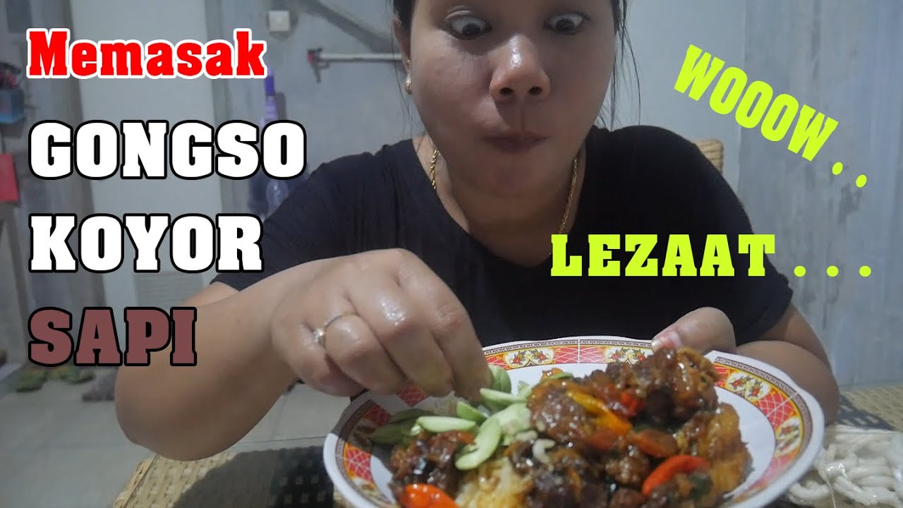 GONGSO KOYOR SAPI TerEnak | masak koyor sapi | salembrot - YouTube