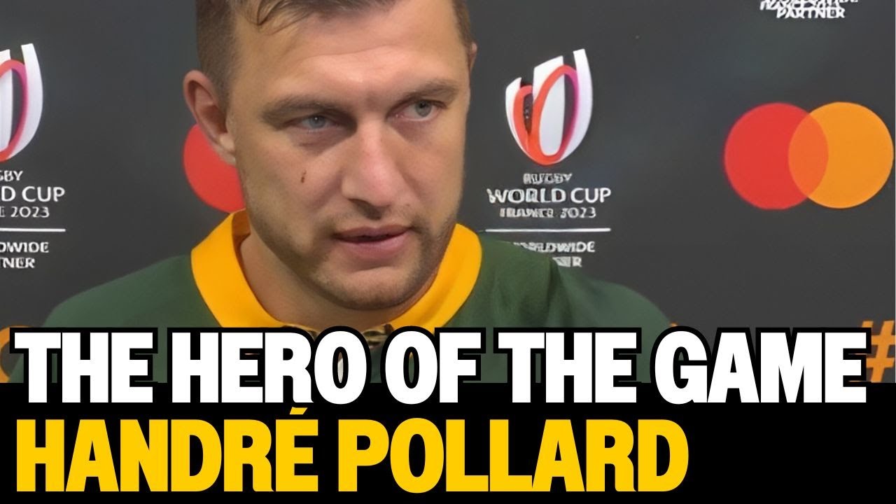 🚨Cold As Ice, Handré Pollard Player Of The Match | SPRINGBOKS NEWS ...