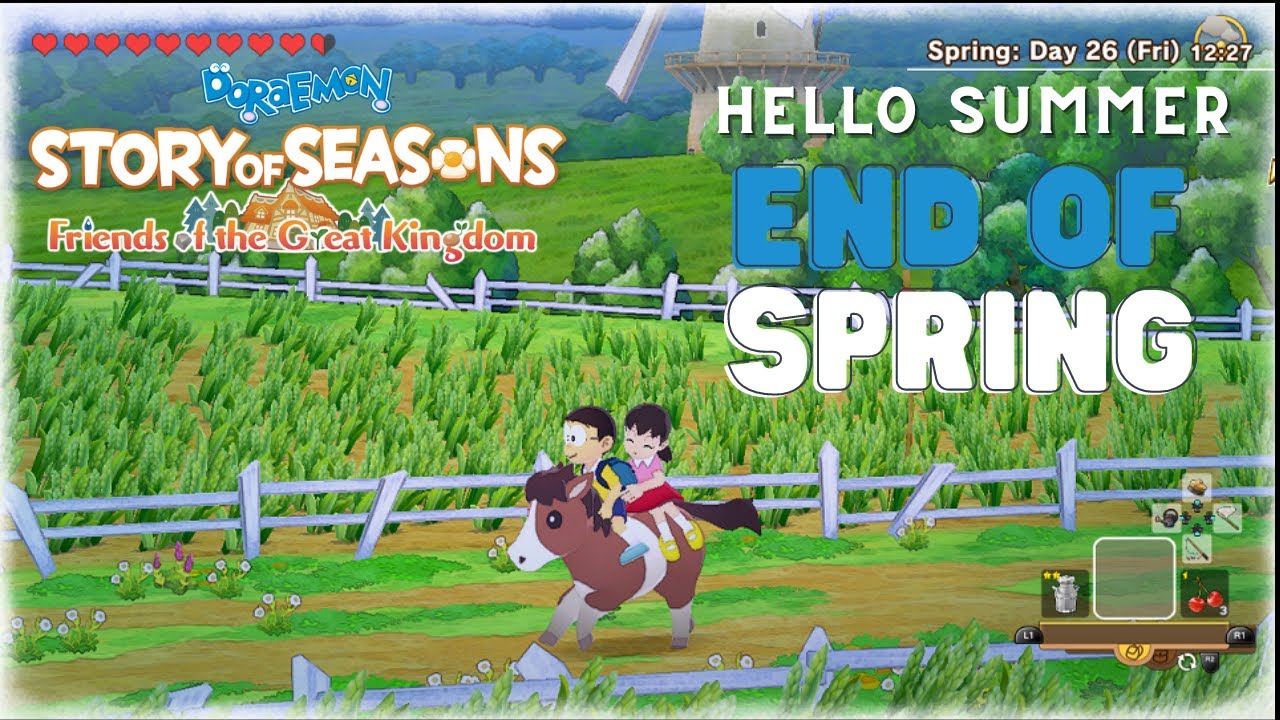 Spring season Recap - DORAEMON STORY OF SEASONS: Friends of the Great ...