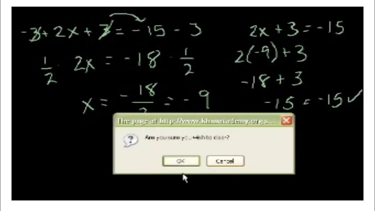 ALGEBRA: LINEAR EQUATION LEVEL 2 PRACTICE #linearequations #algebra # ...