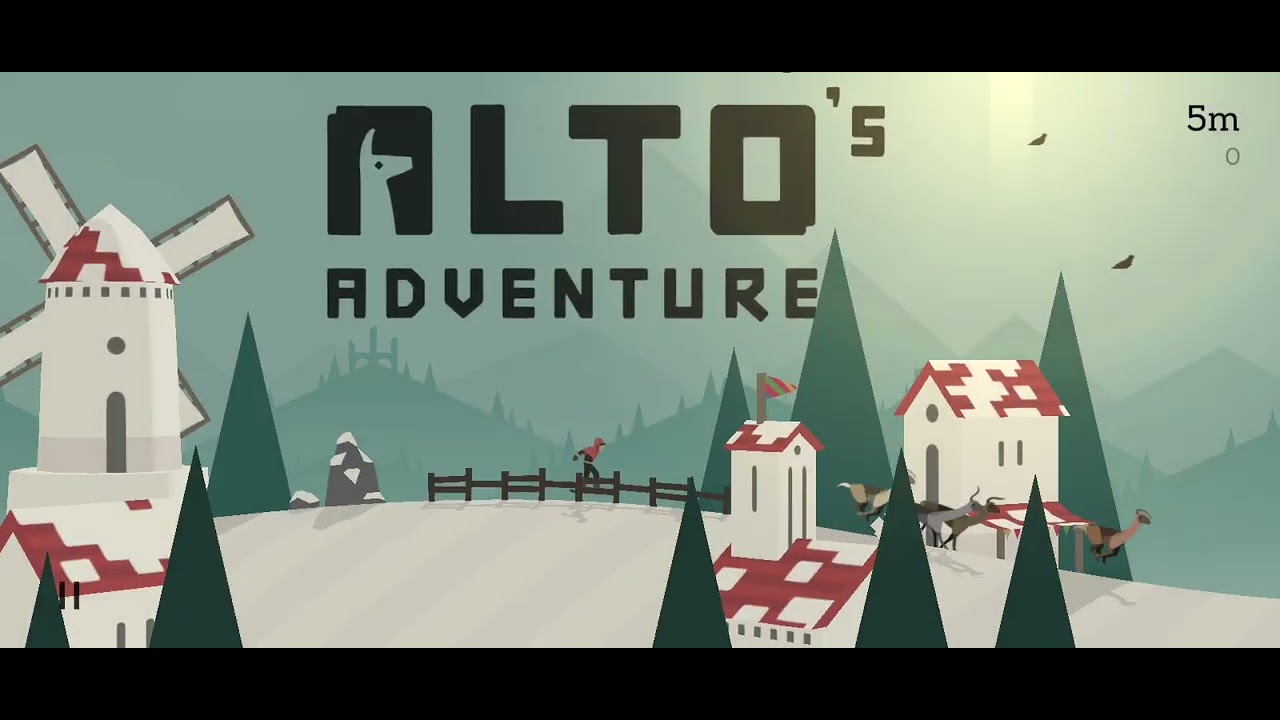 I playing alto's adventure, 7 minute in game - YouTube