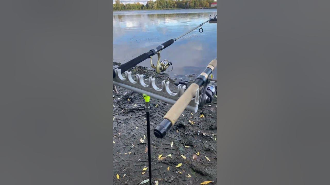 Подставка под фидерное удилище своими руками! - YouTube