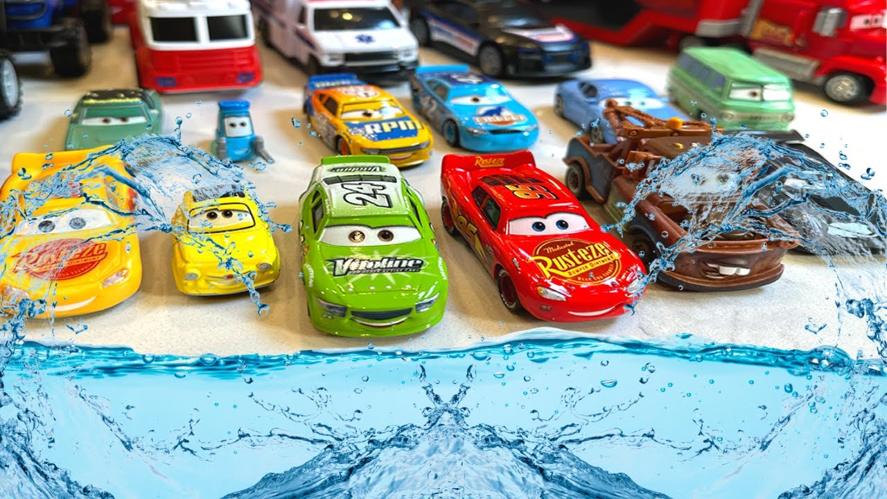 Lightning McQueen Cars: Looking For Disney Pixar Cars in the Water # ...